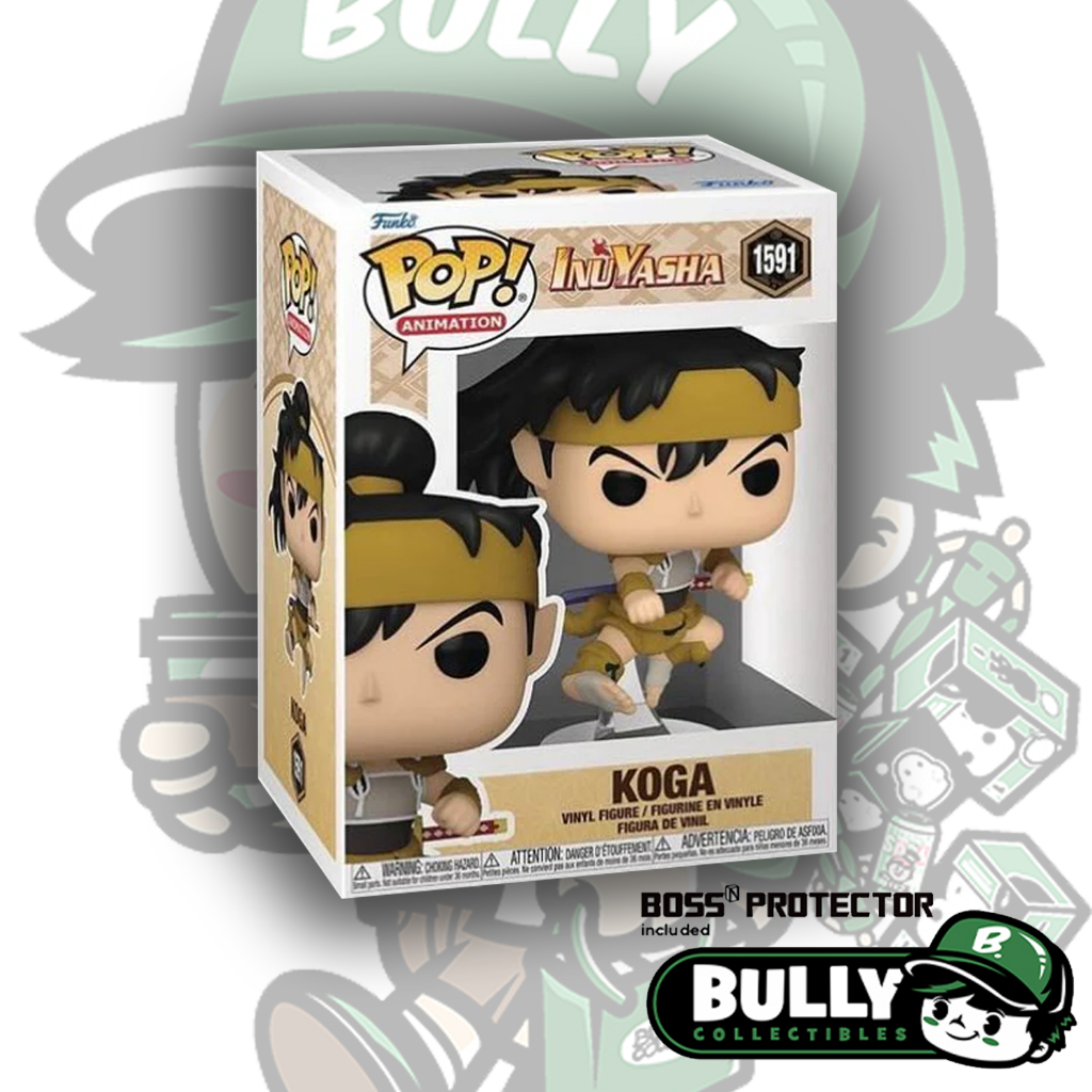 Funko POP! Animation: Inuyasha - Koga 1591 With Boss Protector | Shopee ...