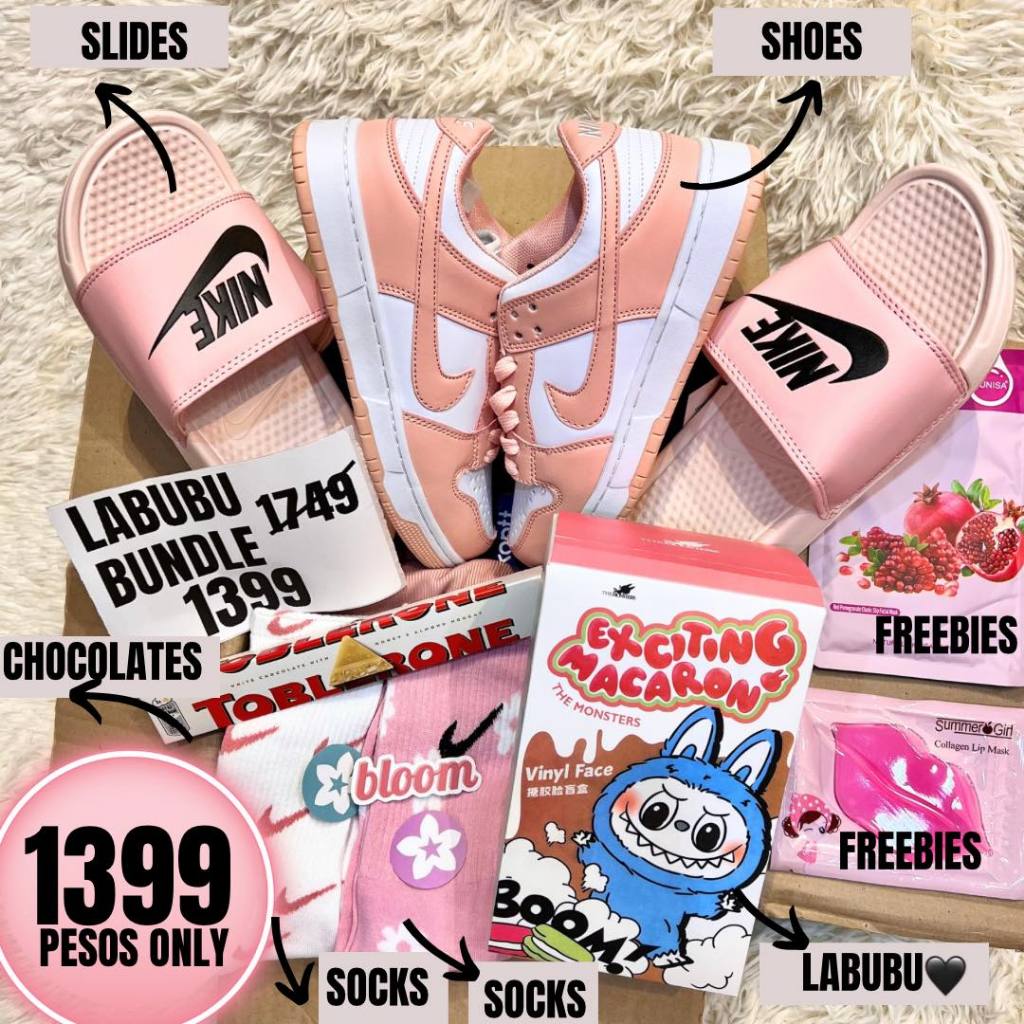 Labubu + Sneakers + Bundle of Freebies in One Box | Gift for Her Gift ...