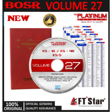 PLATINUM CD & SONG BOOK FOR KS-5/ KS-10/KS-40 VOLUME 27 (UPDATED 2024) | Shopee Philippines