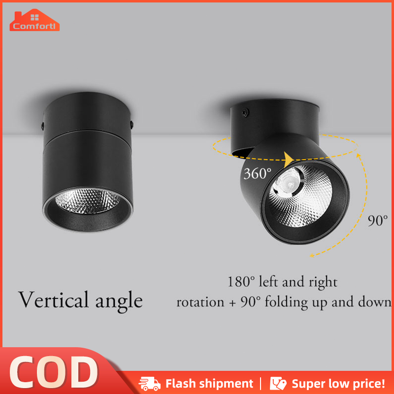 Foldable Downlight 3Colors Pin Light Ceiling Lamp Surface Mounted ...