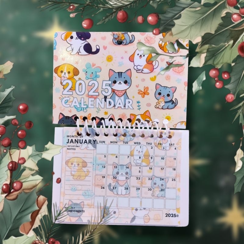 Mini calendar year2025 small A6 size | Shopee Philippines