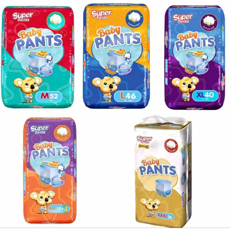 Super Twins Baby Diaper Pants Available | Shopee Philippines