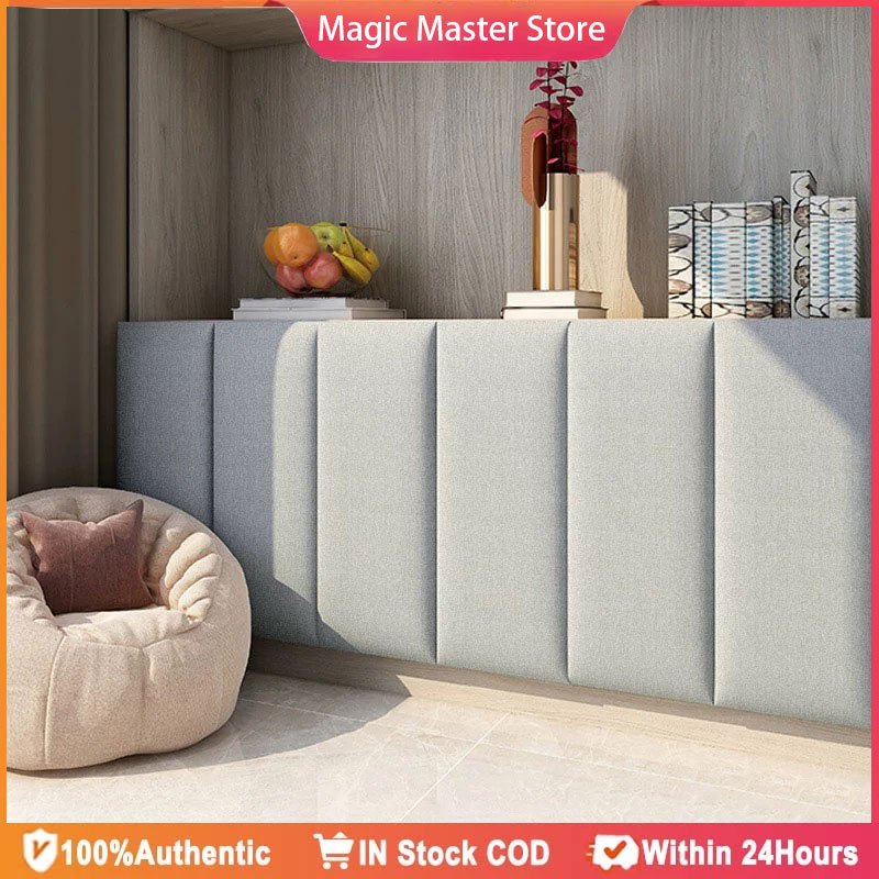 3D three-dimensional soft bag baby linen anti-collision wall stickers ...