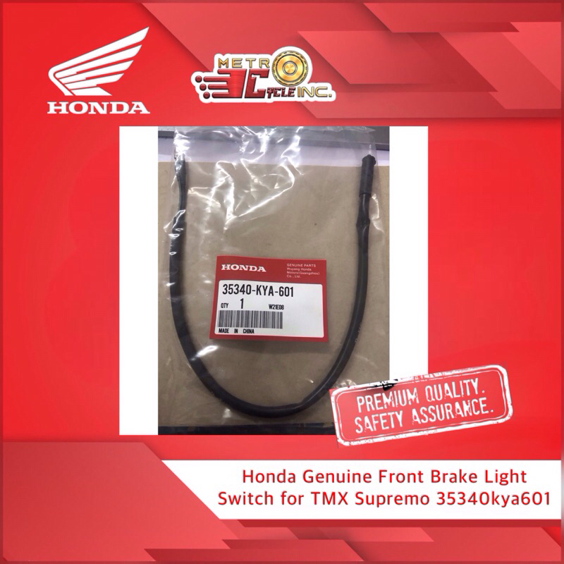Honda Genuine Front Brake Light Switch for TMX Supremo 35340kya601 ...