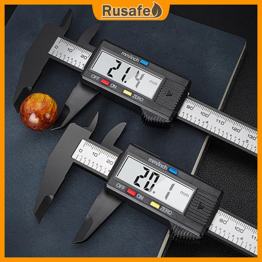 Electronic Digital Display Vernier Calipers Carbon Fiber Material ...