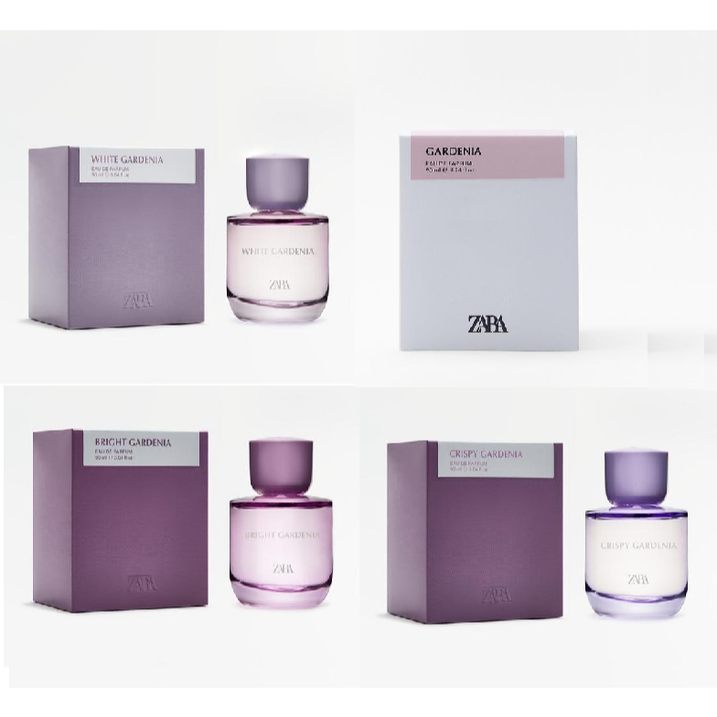 Original ZARA WHITE / CRISPY / BRIGHT / INTENSE GARDENIA EAU DE PARFUM | Shopee Philippines