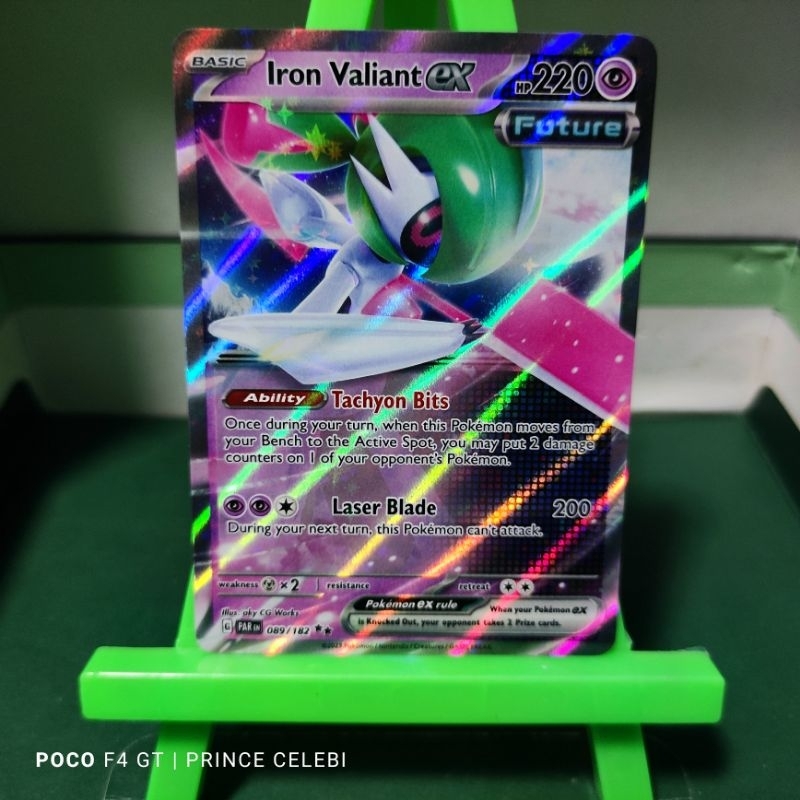 Pokemon TCG - Iron Valiant ex | Shopee Philippines