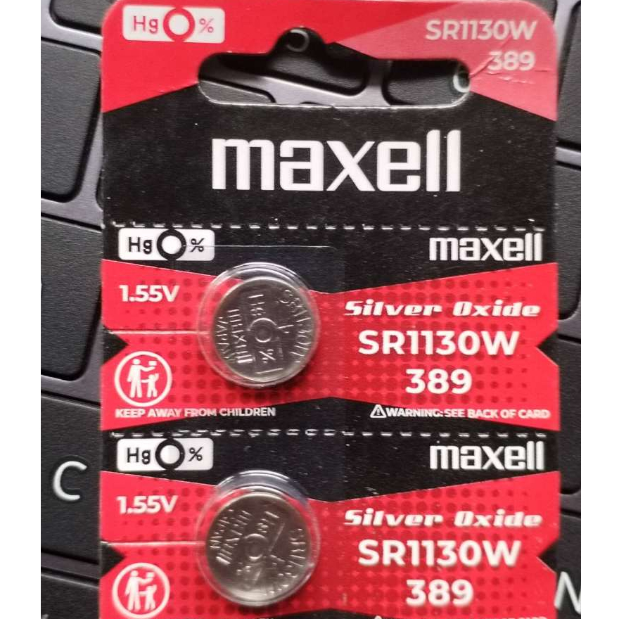 SR1130W 389 ORIGINAL MAXELL SILVER OXIDE WATCH BATTERY 1.55V 1PCS ...