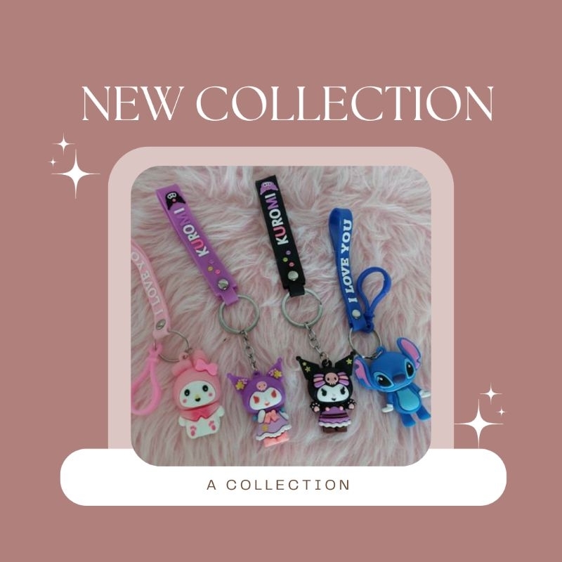 Sanrio Key Chain Children Toy Gifts Hello Kitty, Stitch | Shopee ...