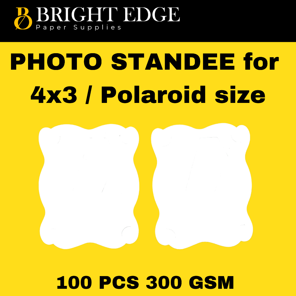 POLAROID STANDEE (CLOUD) Coated Paper 250GSM / 300GSM 100pcs | Shopee ...