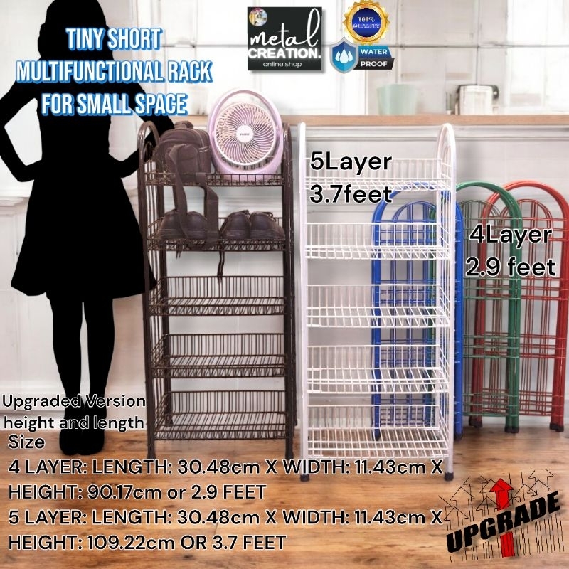 MetalCreation Display Rack Tiny/Short Multifunction Collapsible 4L/5L ...