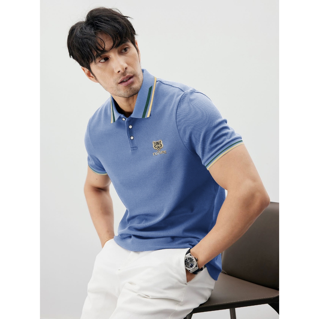 KINWOO T587 Casual Polo shirt for man Embroidery polo Soft and skin ...