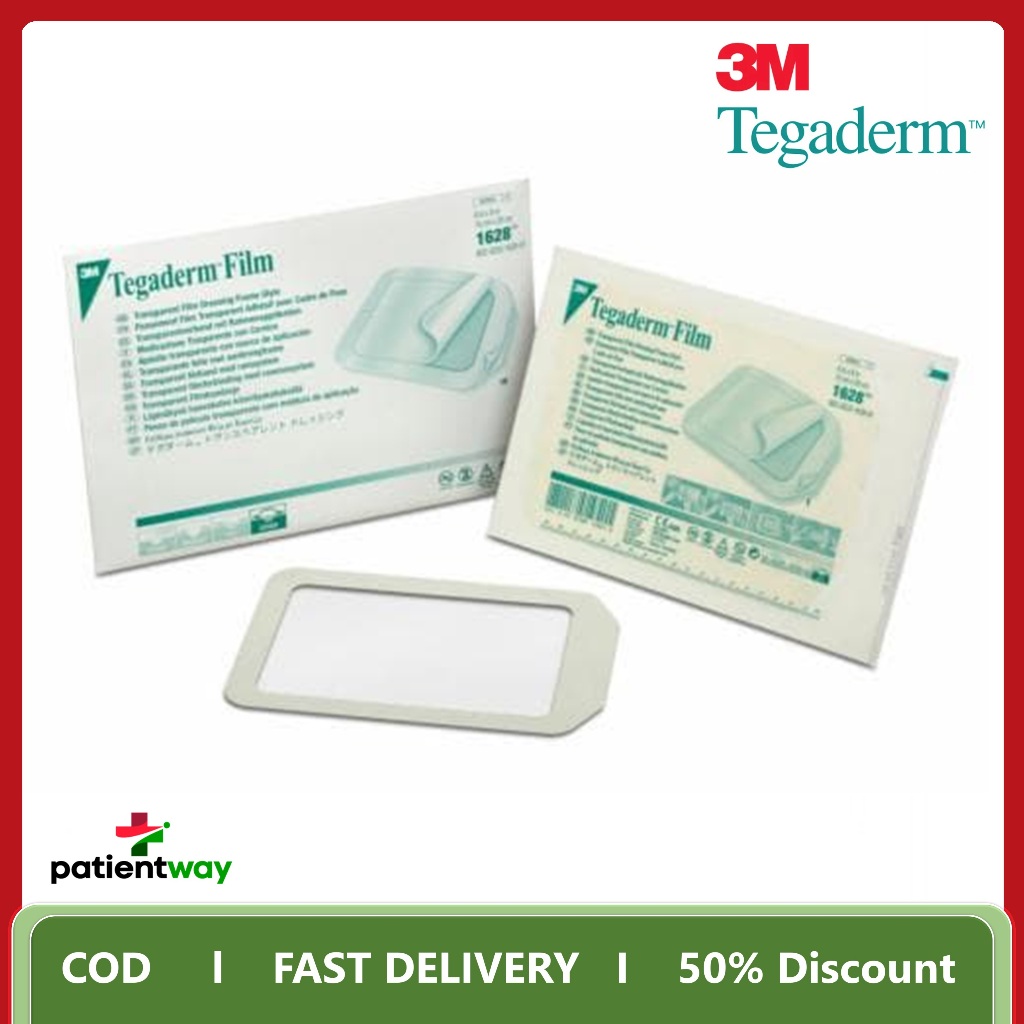 3M Tegaderm Film Sizes: 2x2, 4x4, and 4x10 (1 Piece, 3 Pieces) | Shopee ...