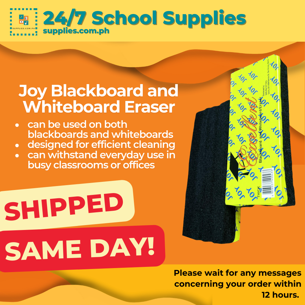 Joy Blackboard Eraser And Whiteboard - various colors | Shopee Philippines