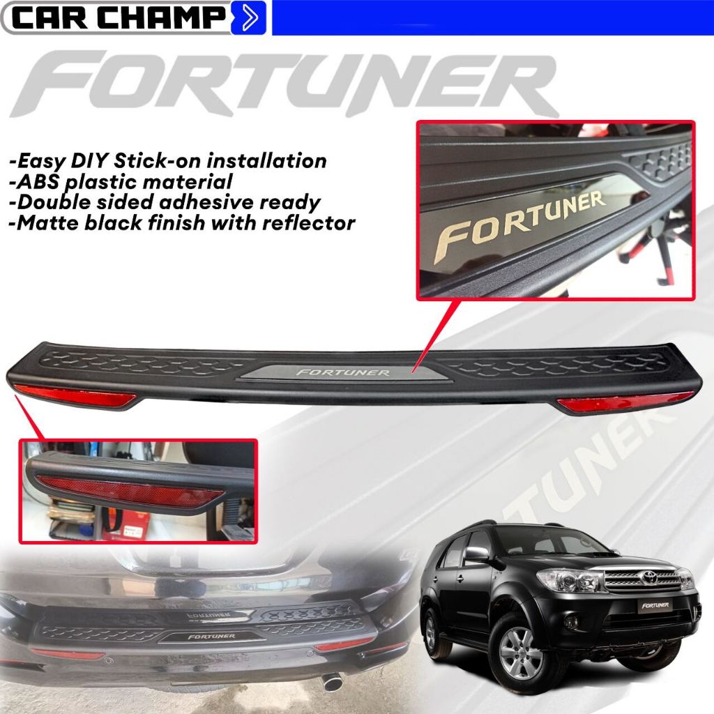 Toyota Fortuner 2016 To 2020 Oem Rear Stepsill Bumper Guard Step Thailand Quality 2017 2018 2019