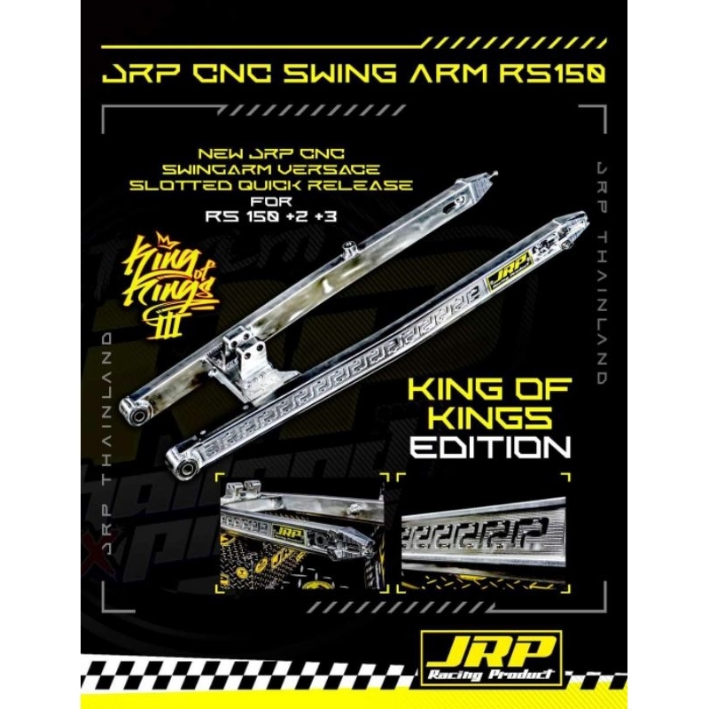 jrp versace new alloy swing arm slotted plus 2 rs150/sniper150/raider ...