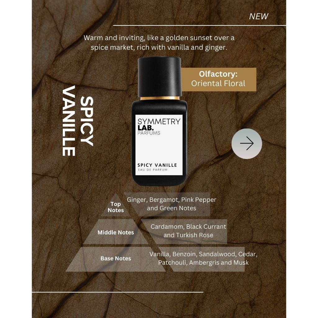 Spicy Vanille Eau De Parfum by Symmetry Lab Parfums | Shopee Philippines