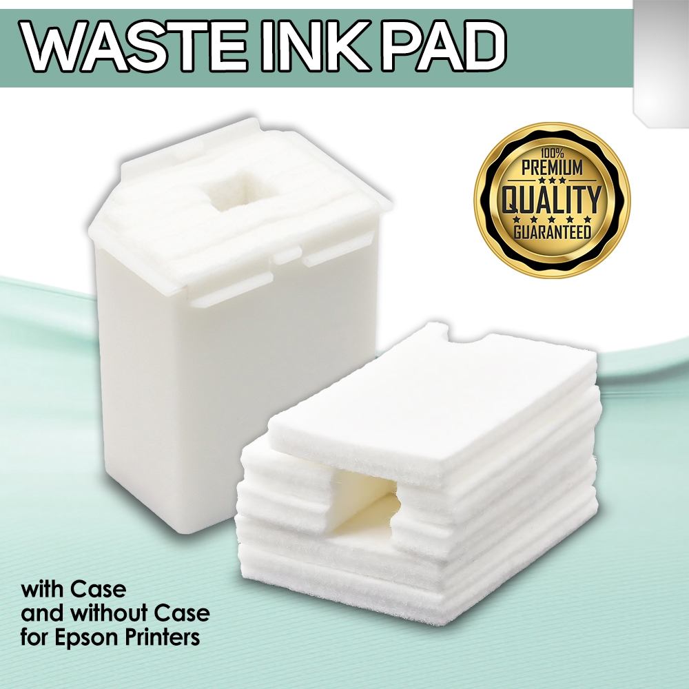 WASTE INK PAD WITH CASE AND WITHOUT CASE FOR EPSON PRINTERS | Shopee ...