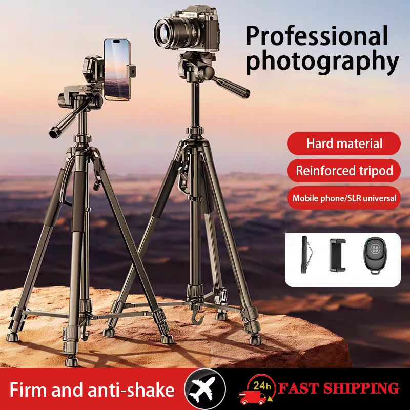 Camera tripod, can adjust a variety of angles shooting, head can be ...