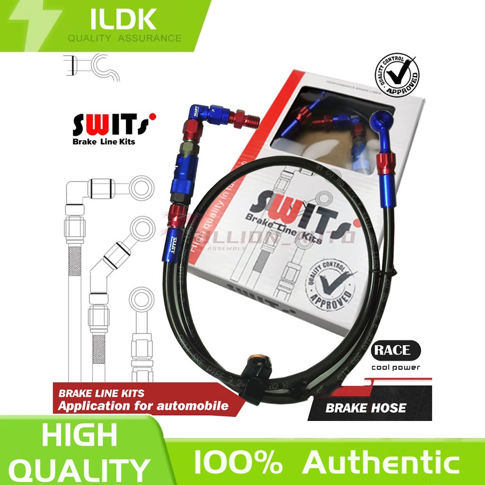 Swits Front Brake Hose Front (100 cm) Rear (60 cm) ( L type ) | Shopee ...