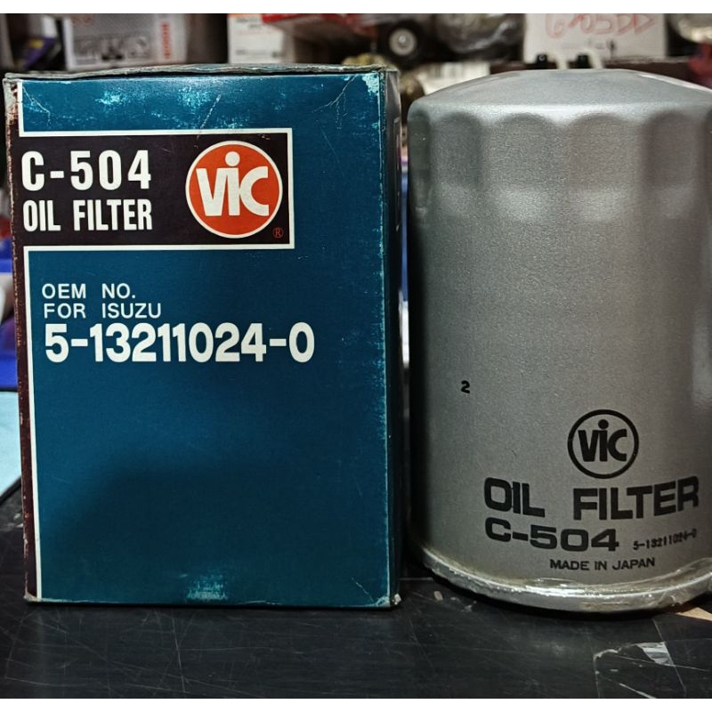 VIC OIL FILTER C-504 C240 / KIA PREGIO 2.7 | Shopee Philippines