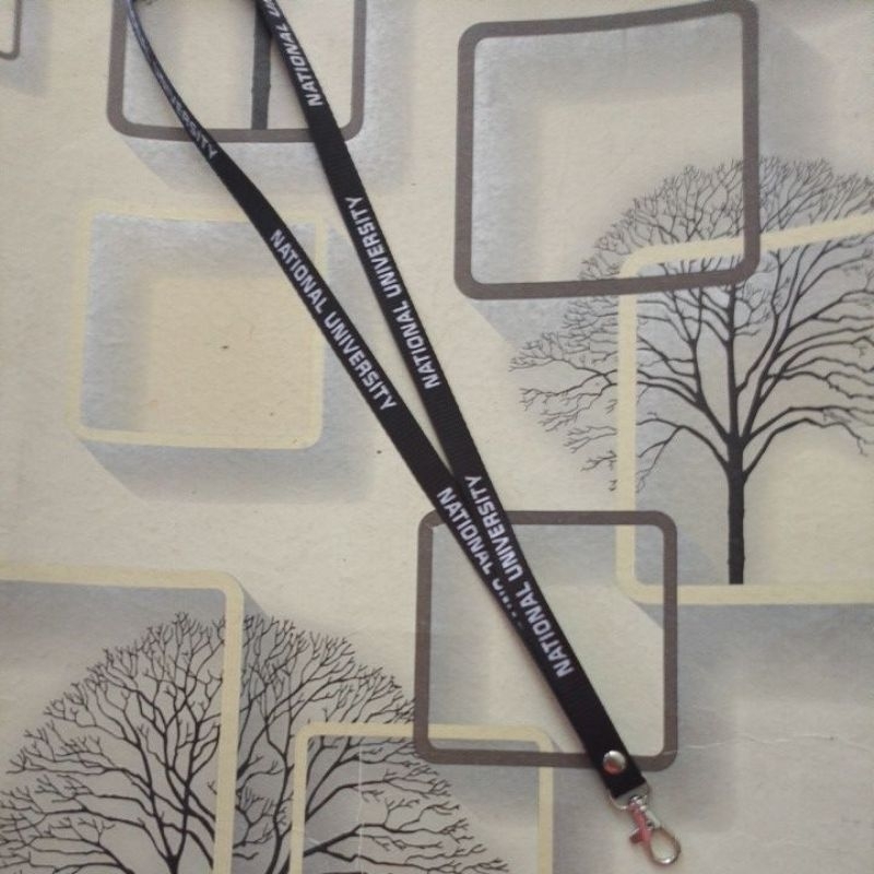 NATIONAL UNIVERSITY half inch id lace, id sling, id holder | Shopee ...