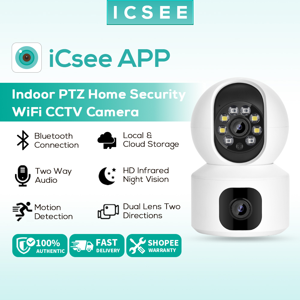 ICSEE XM R11 CCTV Camera 1080P HD Wifi Dual Lens Connect To Cellphon ...