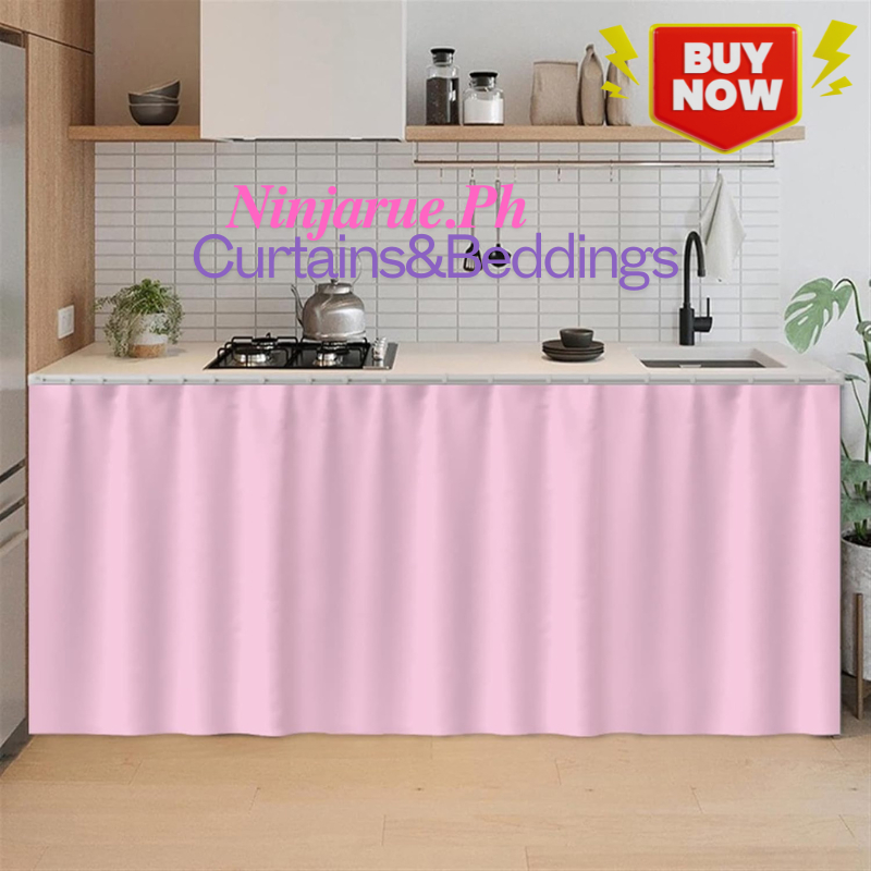 Elegant Lababo curtain Plain 60"x30" COD | Shopee Philippines
