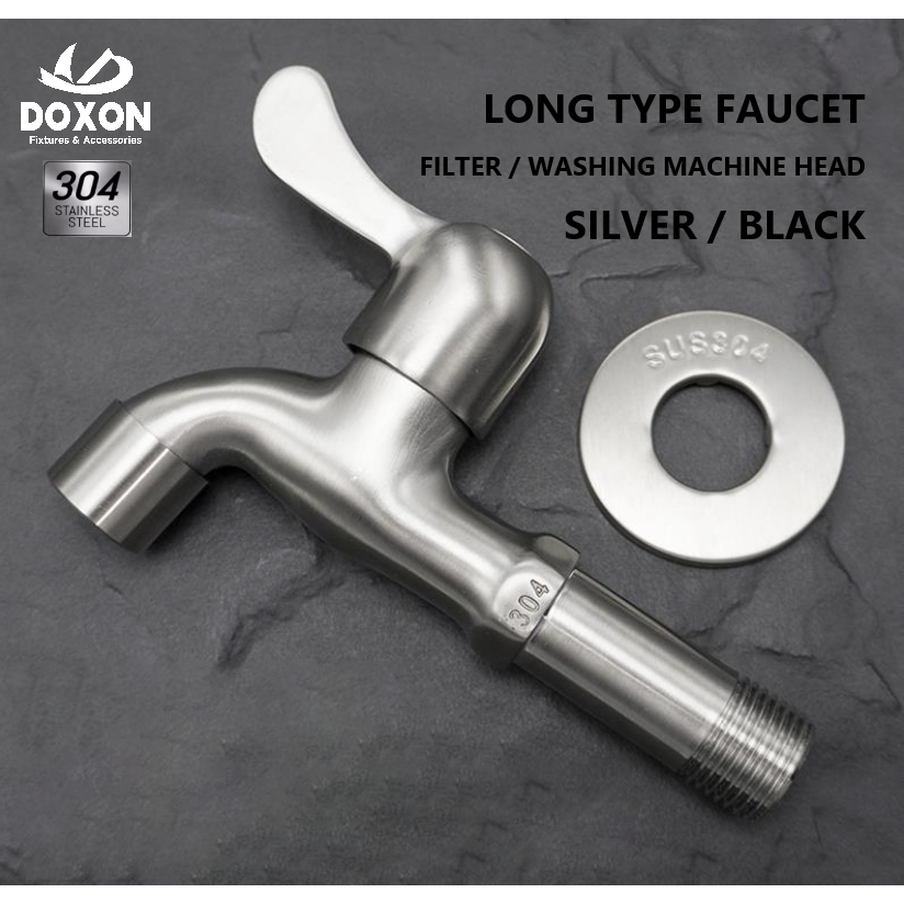 DOXON Stainless Steel Faucet Long Type SUS 304 Long Faucet Heavy Duty ...