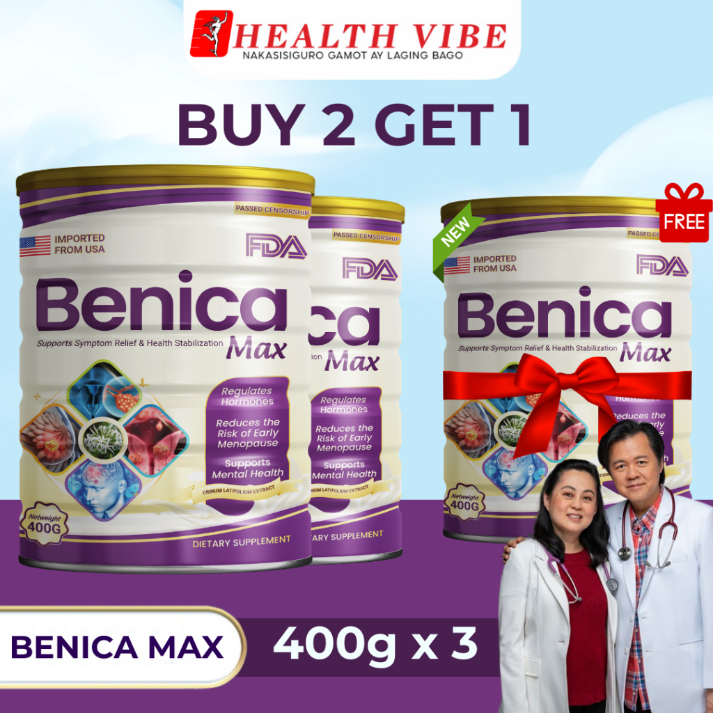 2GET1 Benica Max Herbal Milk Anti-Inflammatory Support for Pain Relief ...