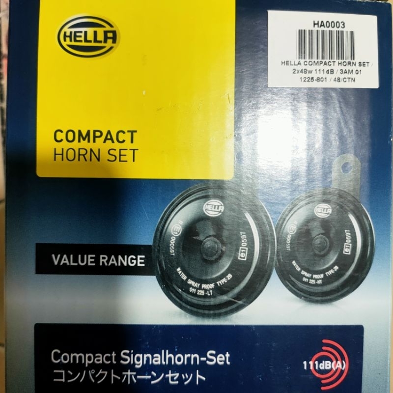 HELLA COMPACT HORNSET/HELLARELAY12V40A5 | Shopee Philippines
