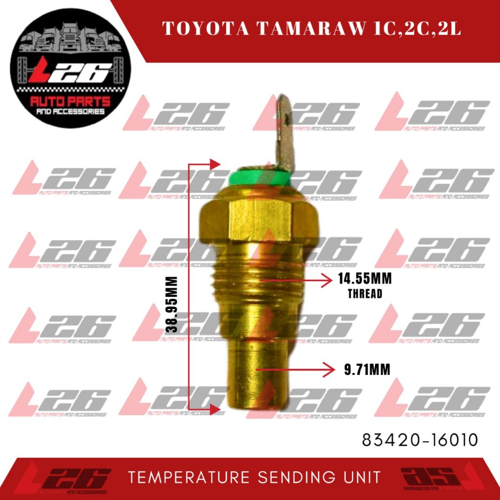 Toyota Tamaraw 1C 2C 2L Temperature Sending Unit 83420-16010 AUTOTEC ...