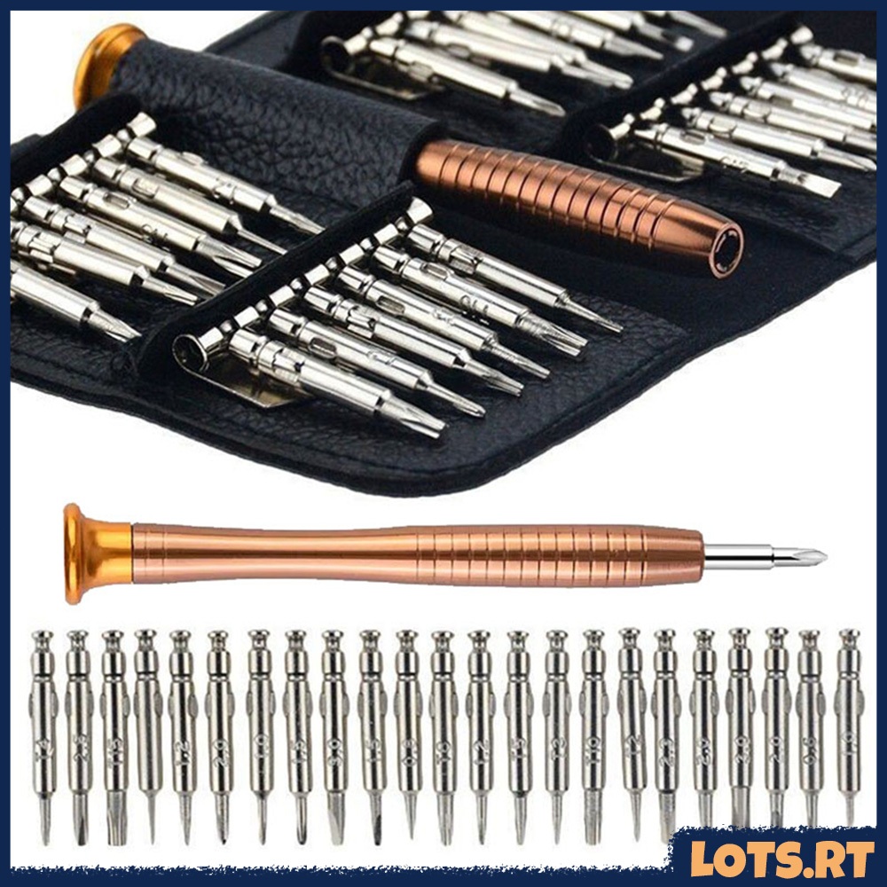 Set of 25 Precision Tool Set Portable Precision Screwdriver Set ...