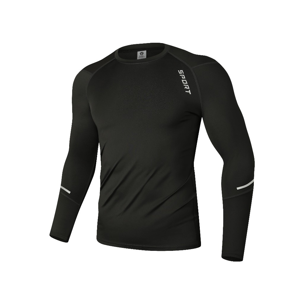 GL09# Men's Dri-Fit Compression Long Sleeve T-Shirts | Shopee Philippines