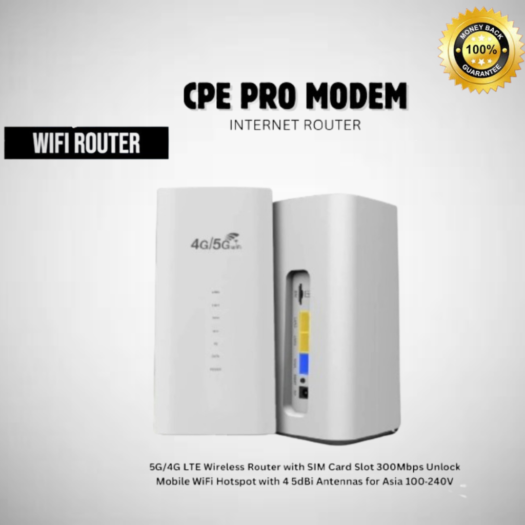 WiFi Router Sim Card Modem 4G Pro CPE Original LTE Cat12 Up To 600Mbps 2.4G 5G AC1200 ET ...