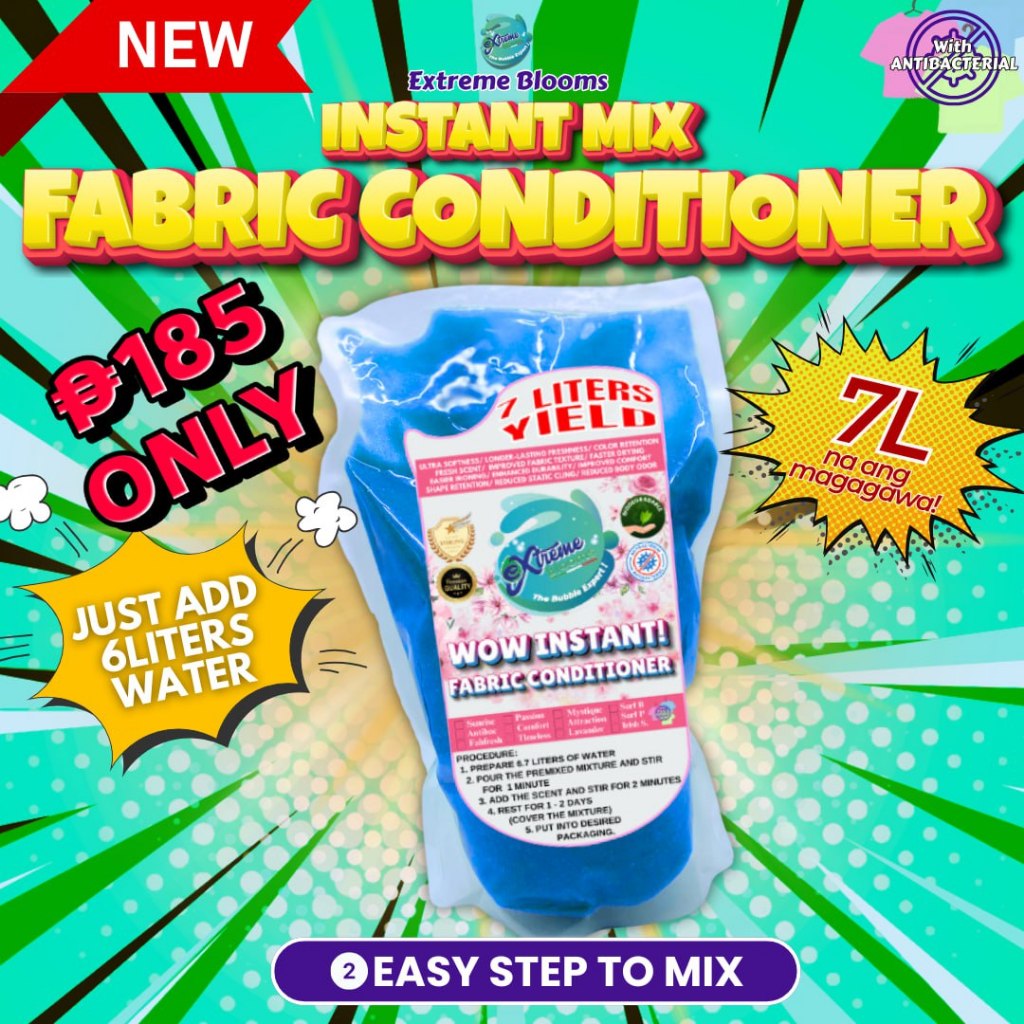 FABRIC CONDITIONER INSTANT MIX (2 EASY STEP MIX) 7 LITERS YIELD ...