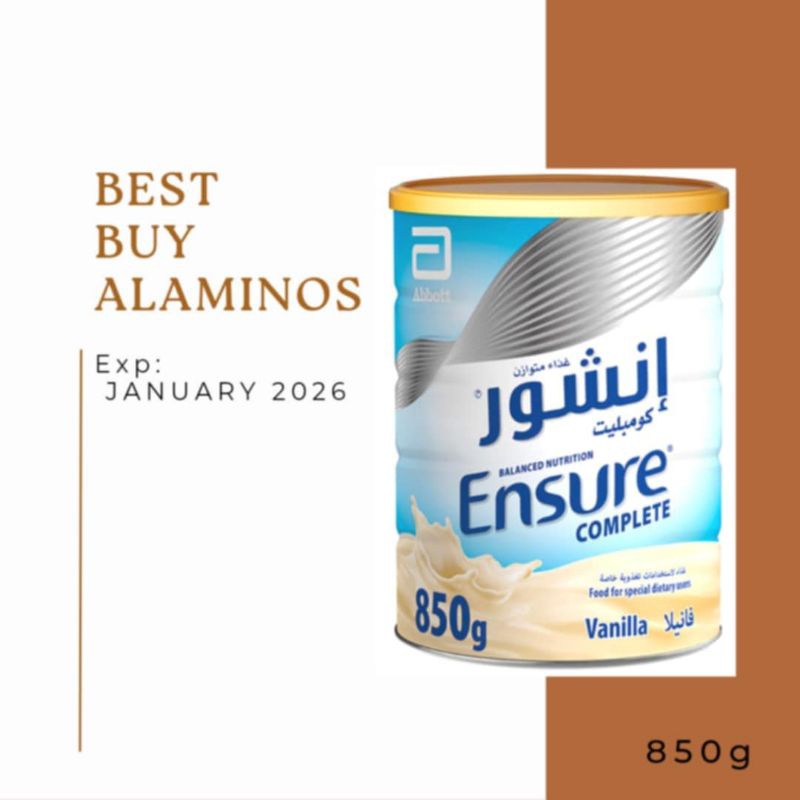 Ensure COMPLETE 850g Vanilla Flavor | Ensure Powdered Milk | Expiry ...