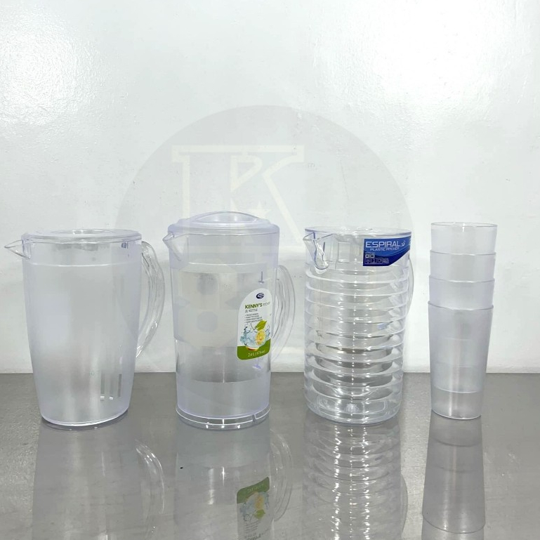 NIKKO-ware transparent ACRYLIC PITCHER (Elegant high quality)(2Liters ...