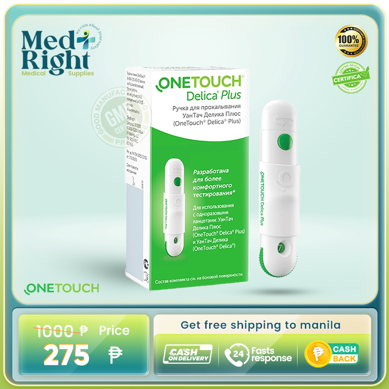 One Touch Delica Plus Lancing Device One Touch Delica Plus Lancets (25s ...