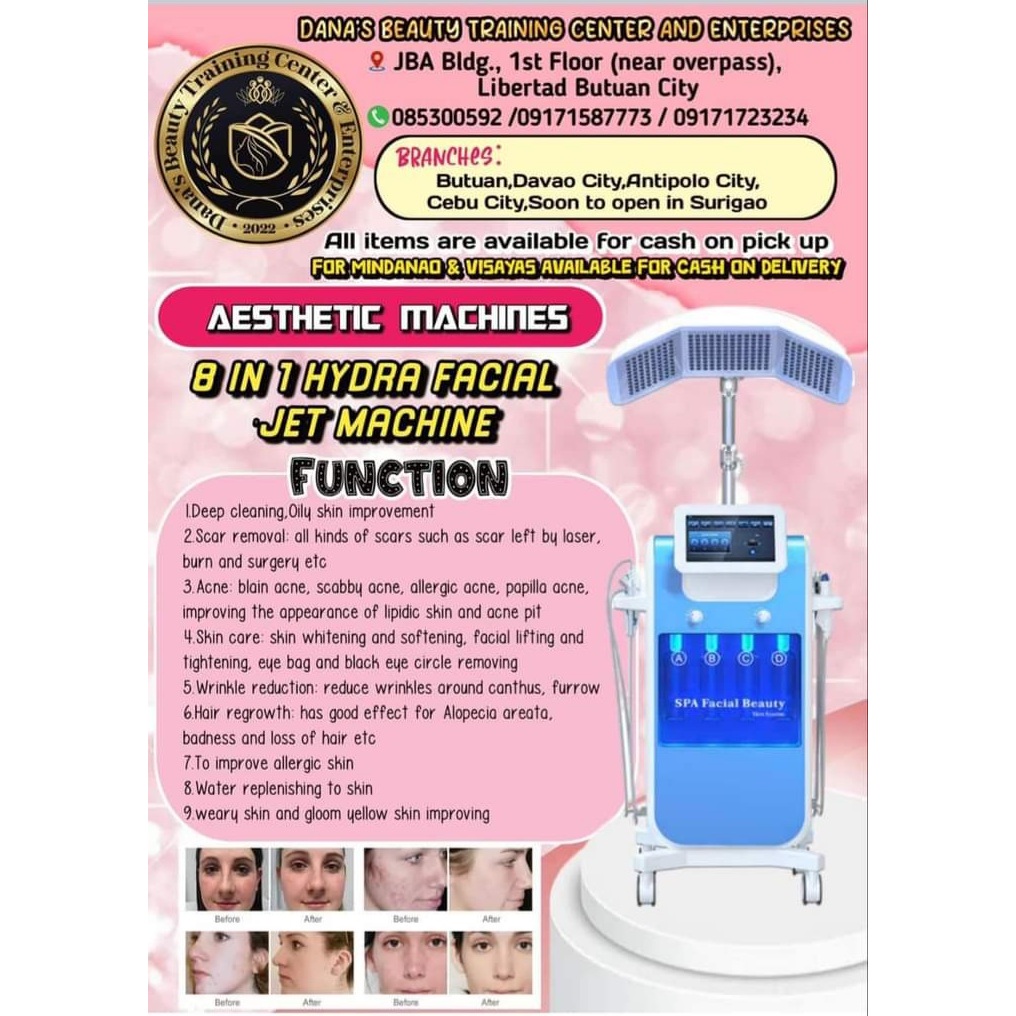 8 IN 1 HYDRA FACIAL JET MACHINES | Shopee Philippines