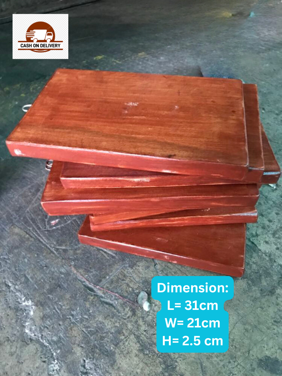 JHT Wooden Chopping Board ( COD)/ Wood Cutting Board. Made of Sampalok ...
