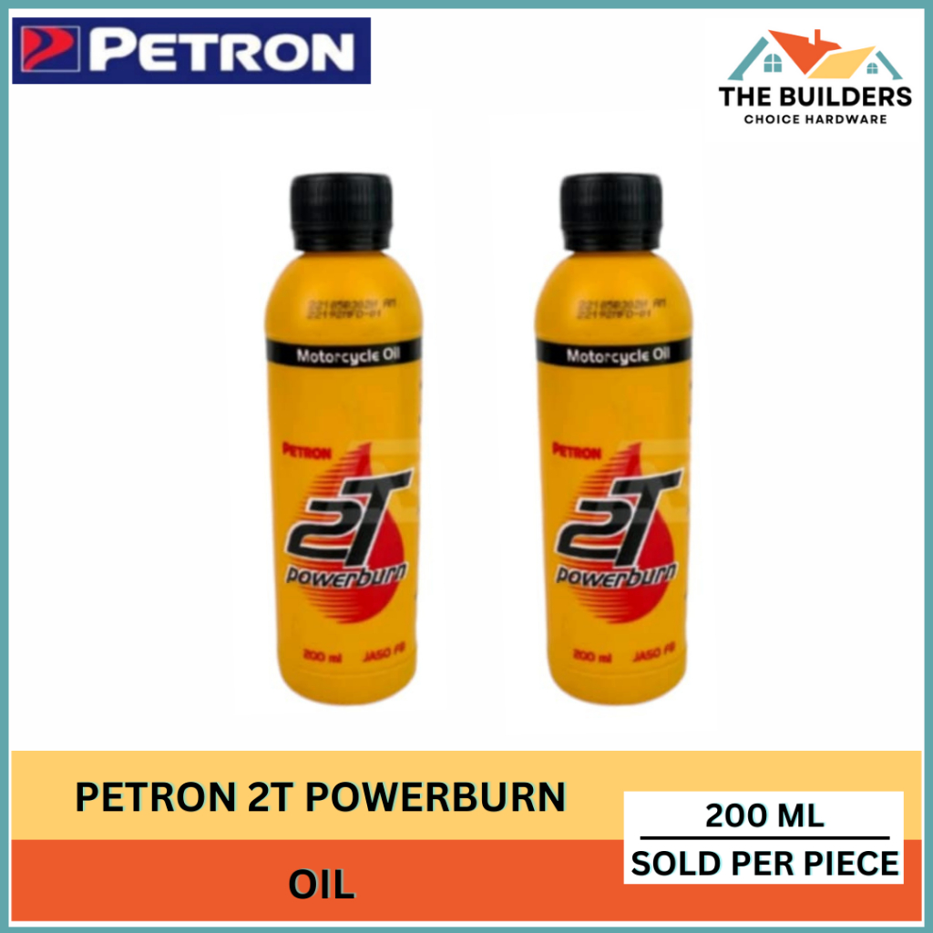 PETRON 2T POWERBURN MOTORCYCLE OIL 200ML (SOLD PER PIECE) | Shopee ...