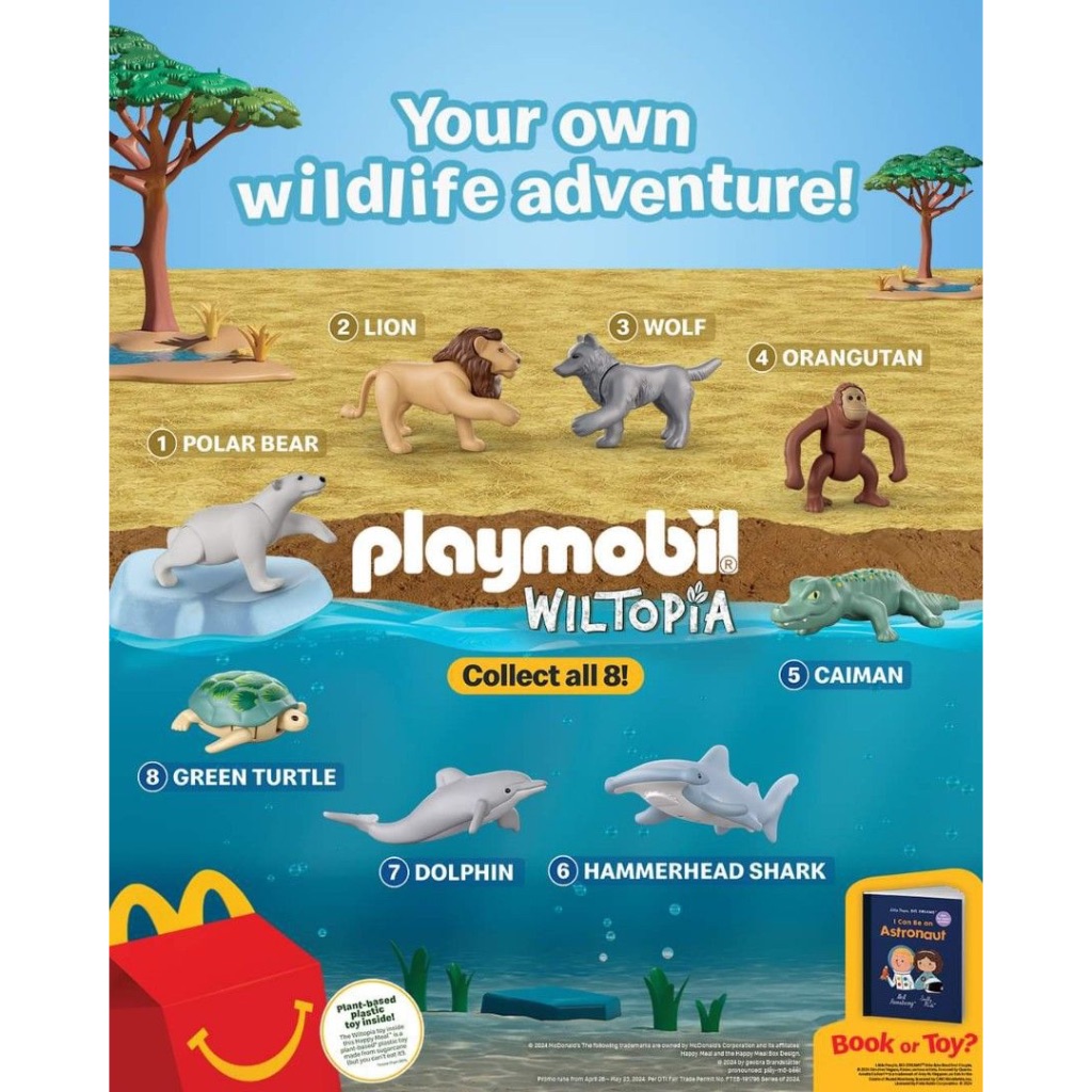McDonald's Happy Meal Playmobil Wiltopia | Shopee Philippines