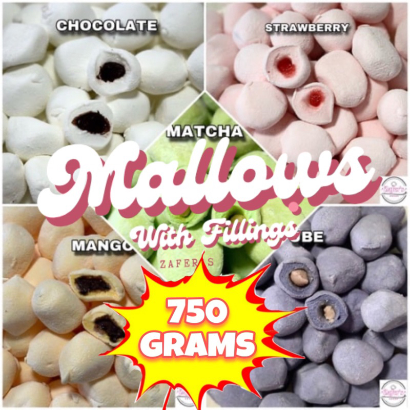 Mallows with Fillings 750 grams per pack Marshmallows | Shopee Philippines