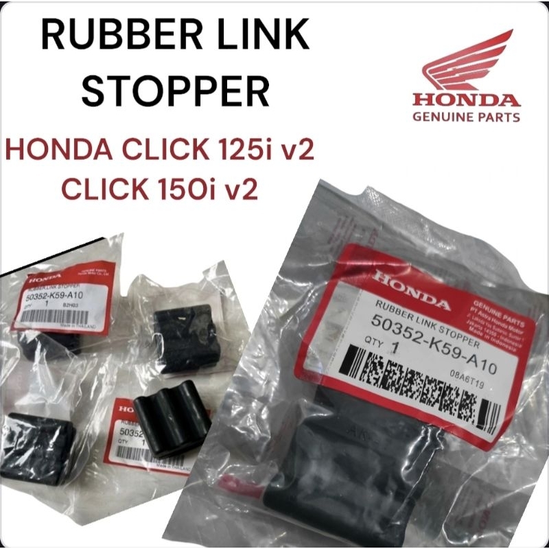 RUBBER LINK STOPPER HONDA CLICK 125i v2 HONDA CLICK 150i v2 | Shopee ...