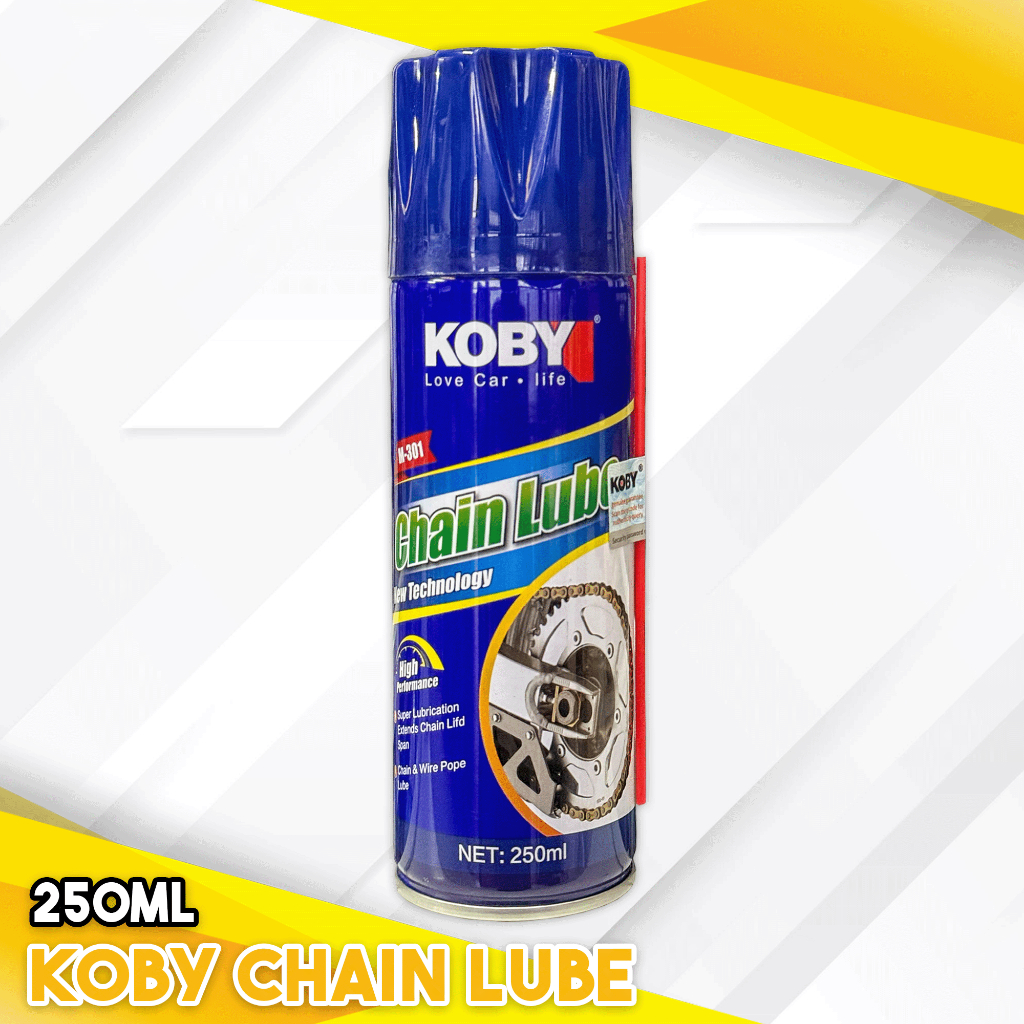 KOBY 250ML CHAIN LUBE FOR MOTOR | Shopee Philippines