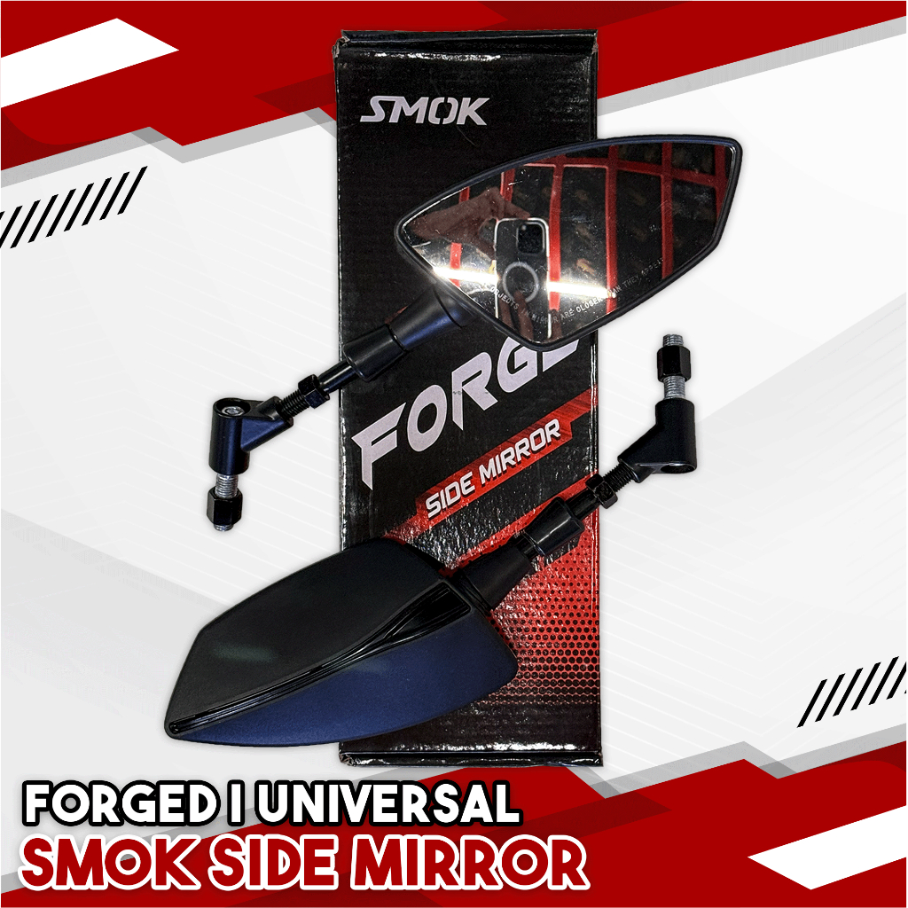 SMOK SIDE MIRROR FORGED AND R25 UNIVERSAL FOR MOTOR | Shopee Philippines