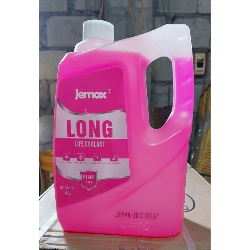 LONG LIFE COOLANT 4LITERS VSL-4L PINK JEMAX | Shopee Philippines