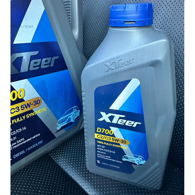 Hyundai Xteer 1 liter D700 C2/C3 5w-30 Fully Synthetic Diesel Ultra ...