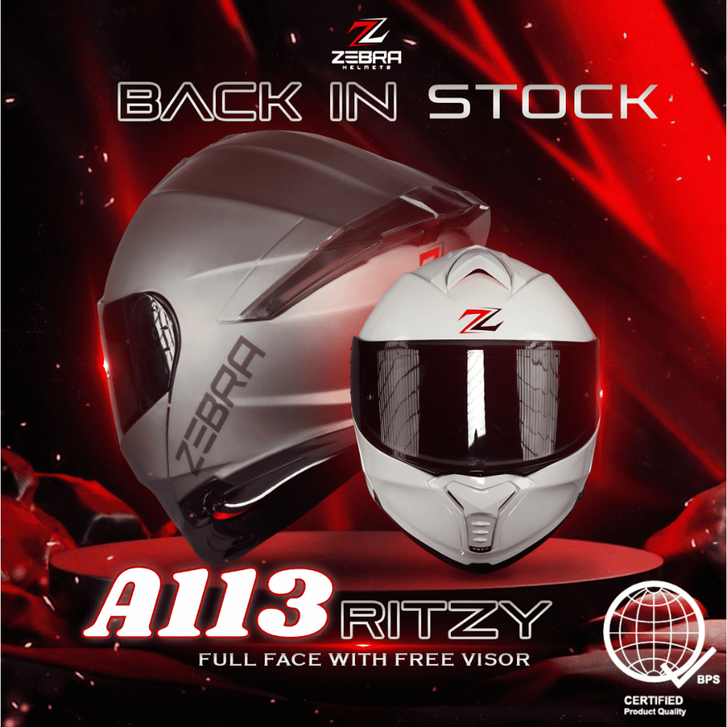 ZEBRA A113 ritzy modular helmet full face motorcycle helmet for men and ...